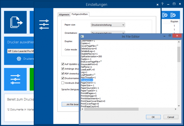 Print Conductor 5.5: Simulieren Überdrucken für PDF-Dateien, Drucken von Skriptdateien und ...